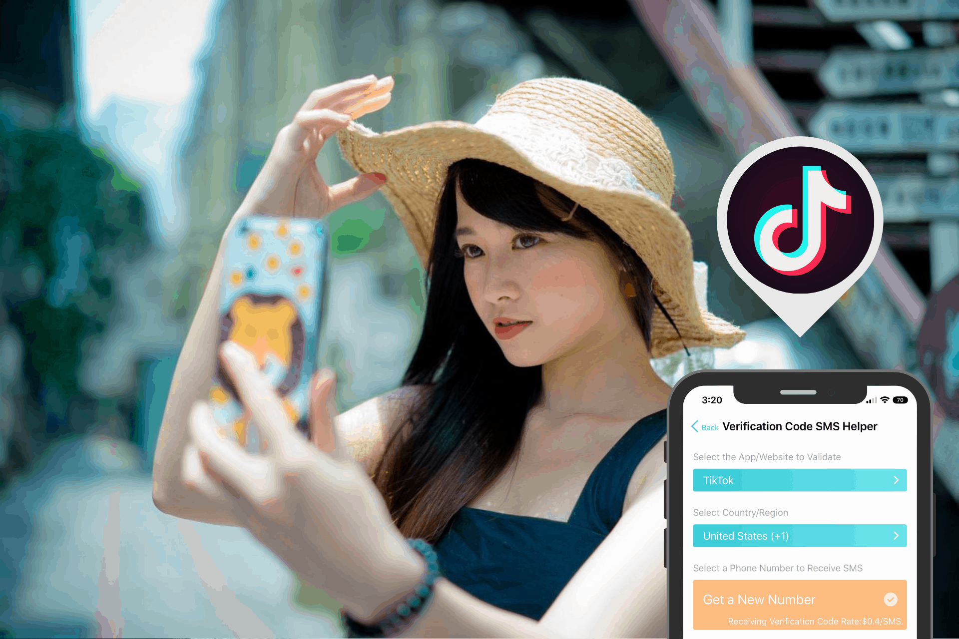 TikTok Verification Code TikTok Code SMS Second Phone Number
